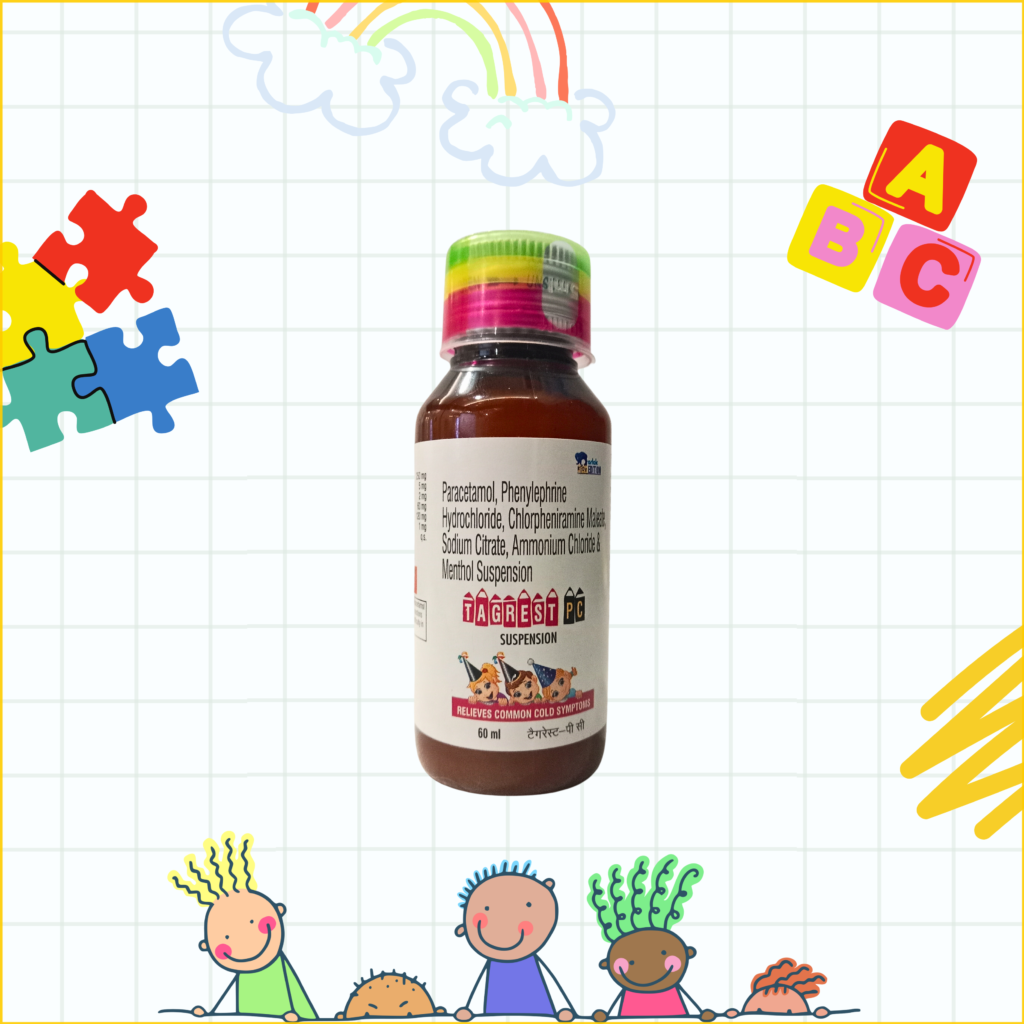 TAGREST-PC SYRUP | PARACETAMOL 250 + PHENYLEPHRINE HYDROCHLORIDE 5MG ...